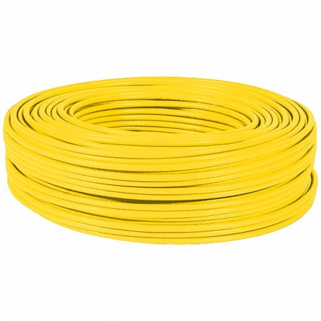 Krisane - Câble jaune CAT6A F/UTP 4 pairs LSZH 100ohm - coupe au mètre ...