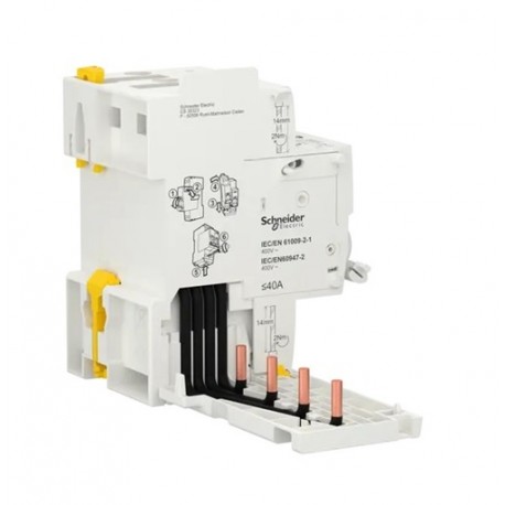 Schneider - Acti9 iTG40 - module différentiel Vigi tête de groupe - 4P ...