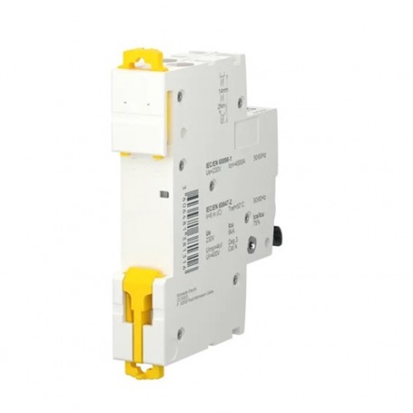 Schneider - Acti9 iDT40T - disjoncteur modulaire - 1P+N - 6A - courbe C - 4500A/6kA - Réf : A9P22606
