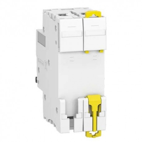 Schneider - Acti9, iC60N disjoncteur 2P 63 A courbe C - Réf : A9F74263