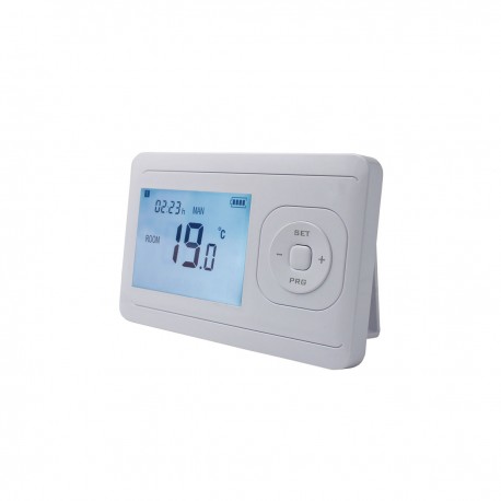 Ohmtec - Thermostat programmable sans fil + Récepteur HF - Réf : 743023