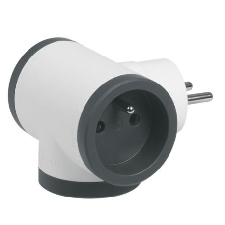 Legrand - Fiche multiprise triplite avec 3 prises 2P+T latérales 16A ...